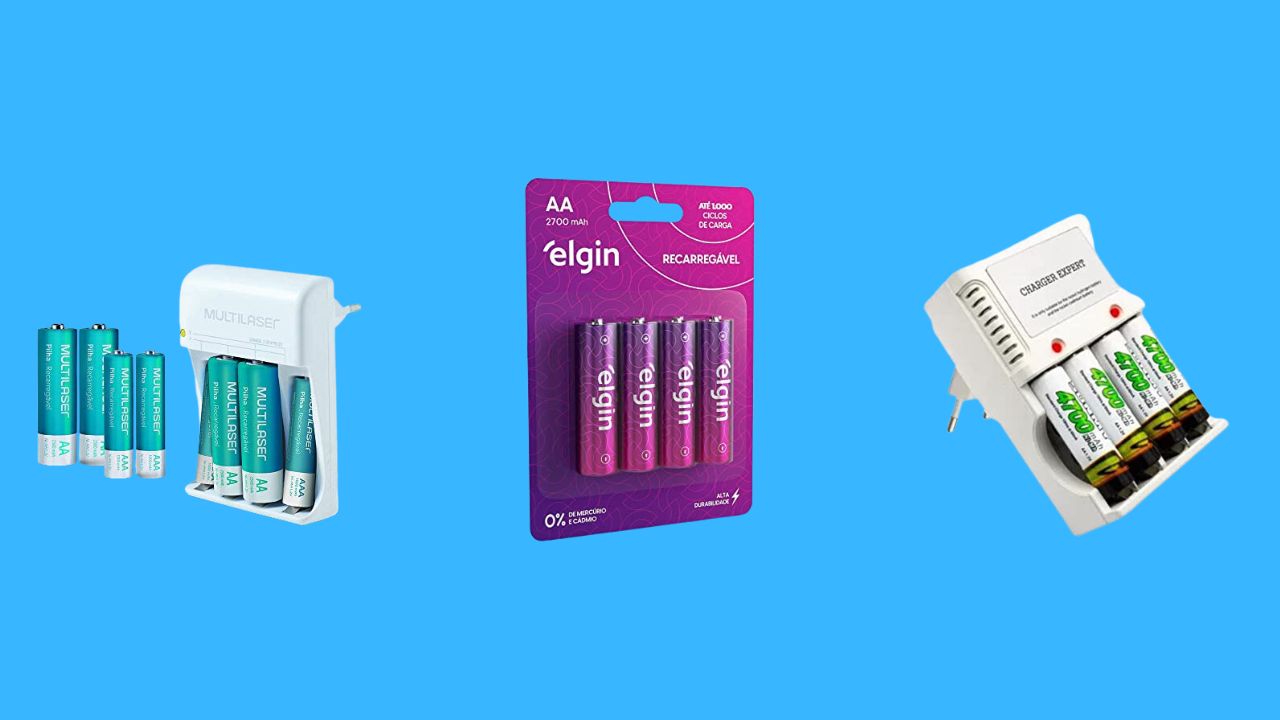 Melhor Pilha Recarregável: 10 Melhores em dezembro 2025