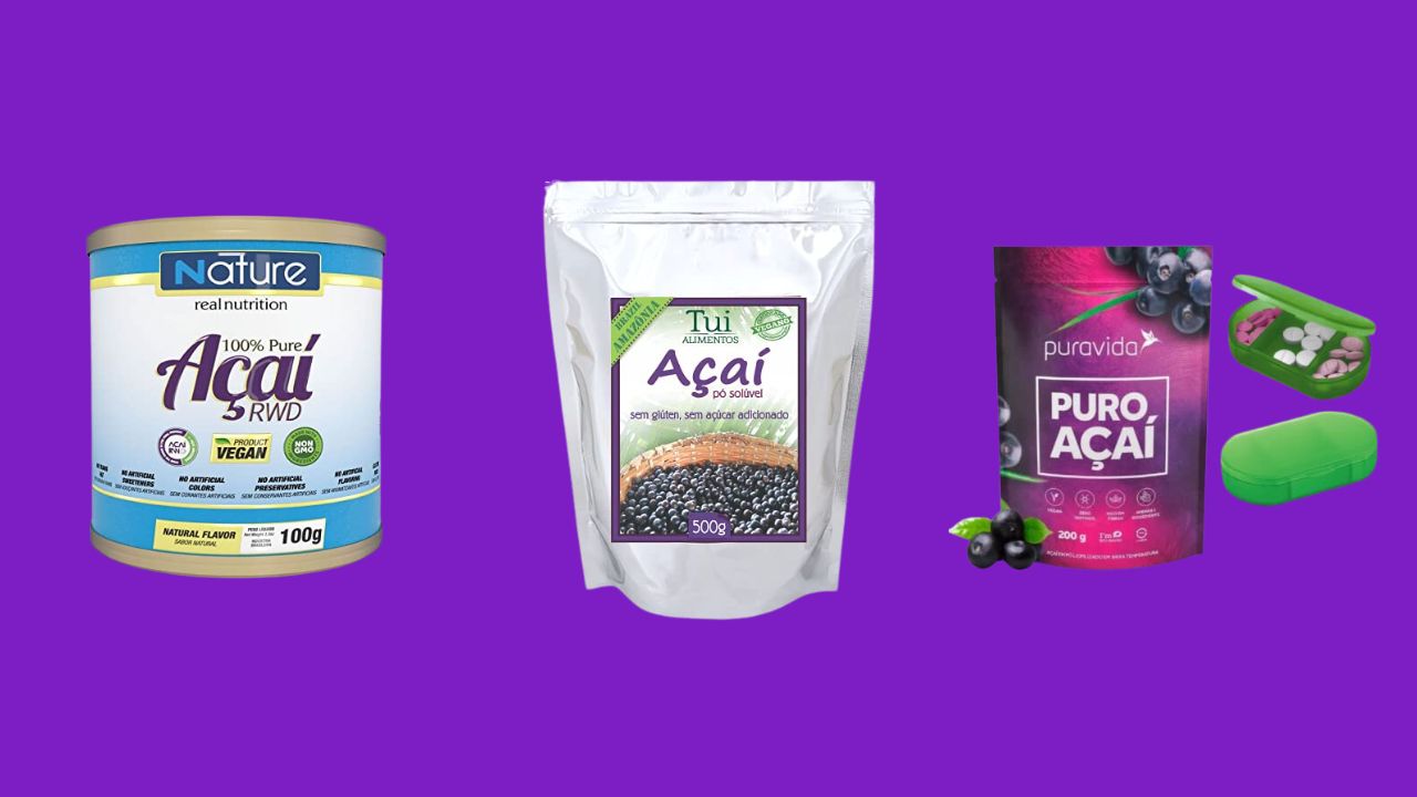 10 Melhores opções de Açaí em Pó Liofilizado Puro
